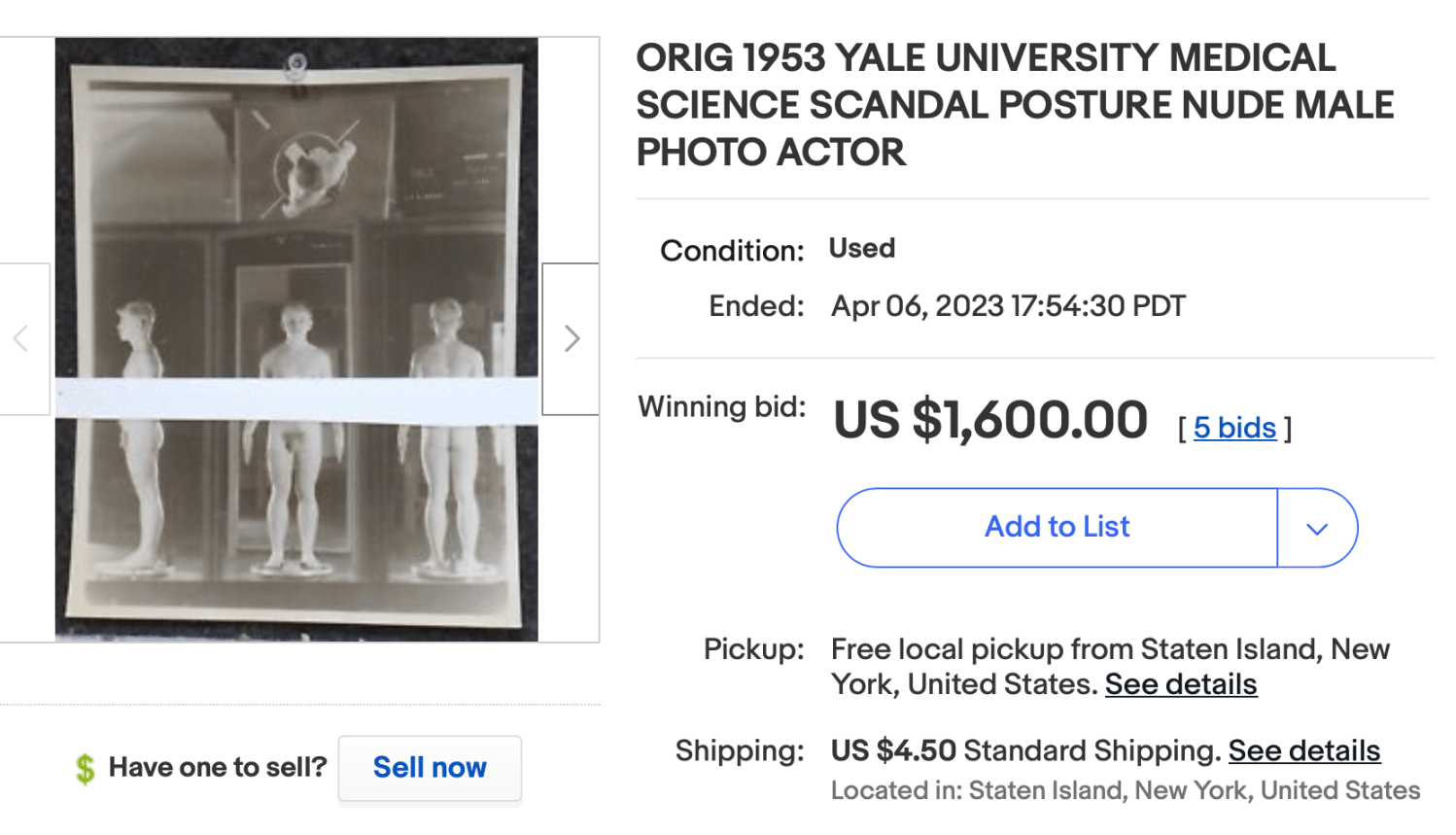 The Yale Posture Photos: Bill Hinnant – Brian Ferrari's Blog