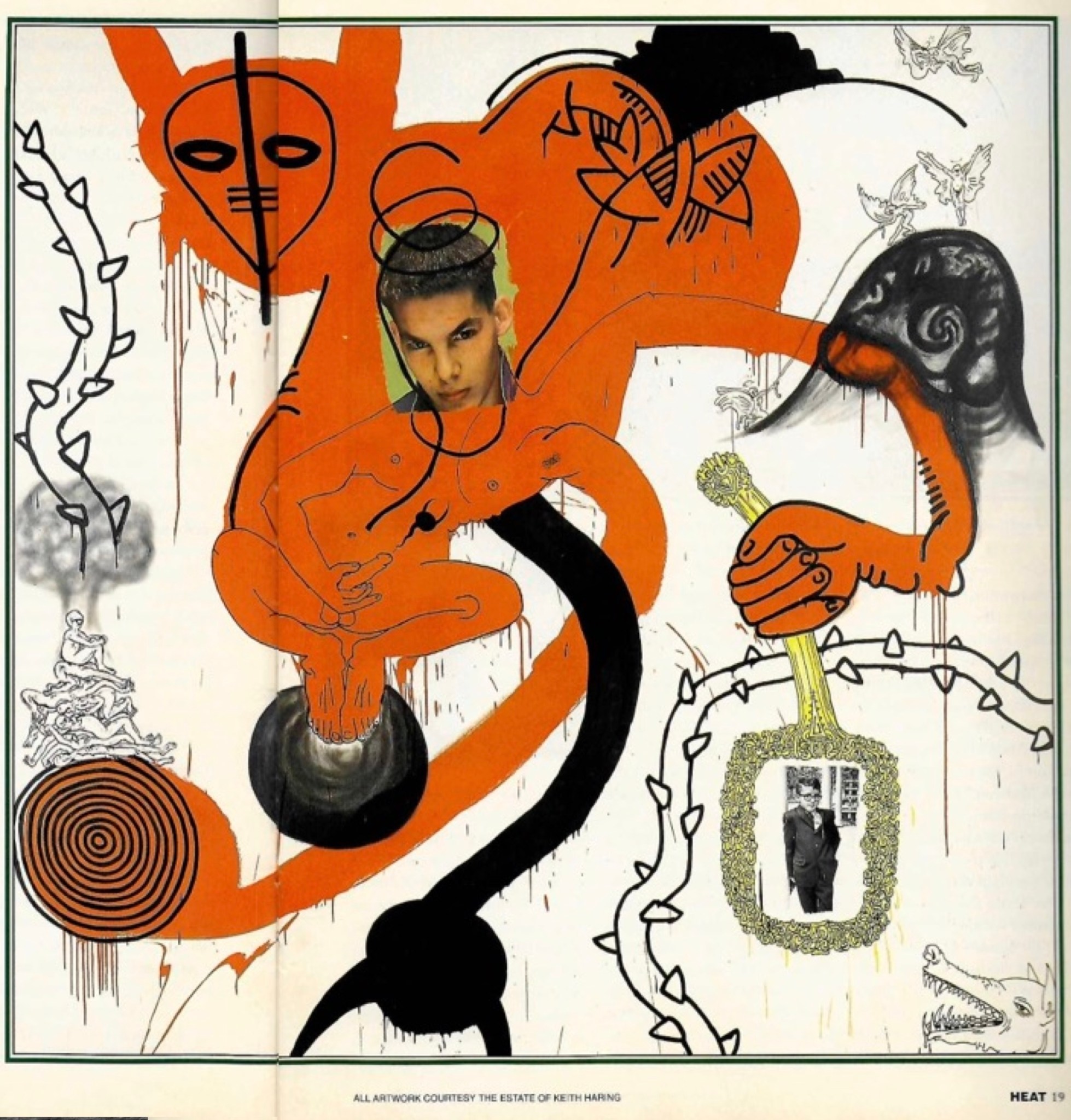 Keith Haring In Heat Magazine (1992) – Brian Ferrari's Blog